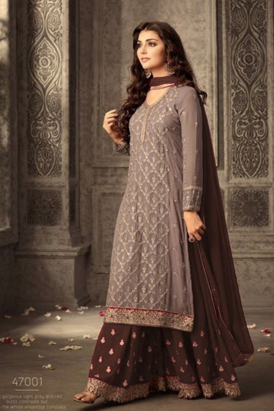 Buy Pakistani Designer Plazo Suit Party Wear: Indian Palazzo Pant Suit ...